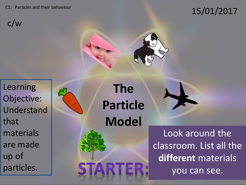 Activate 1: C1: 1.1 The Particle Model | Teaching Resources