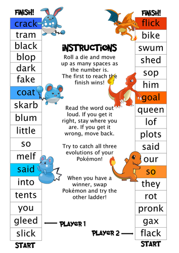Pokemon Phonics Game | Teaching Resources