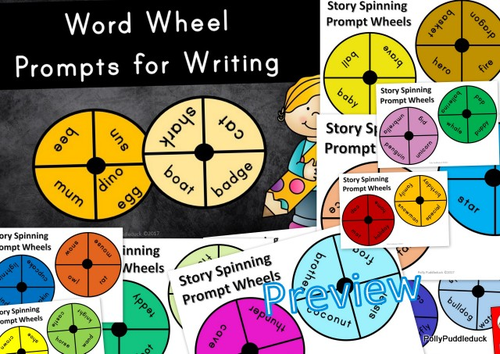 Word Wheel Prompts for Writing for KS1 | Teaching Resources