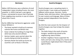 WW1: What were the most important long term causes of the First World ...