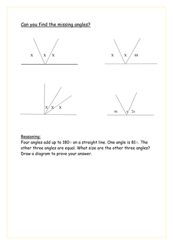 Year 6 maths planning- angles | Teaching Resources