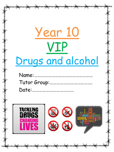 KS3/KS4 Drugs and alcohol work booklet | Teaching Resources