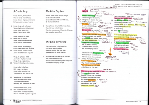 Blake Poetry - AQA Social Protest Songs of Innocence - Introduction and ...