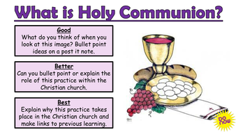 AQA A GCSE Christianity: Practices Lesson 5 Holy Communion | Teaching Resources