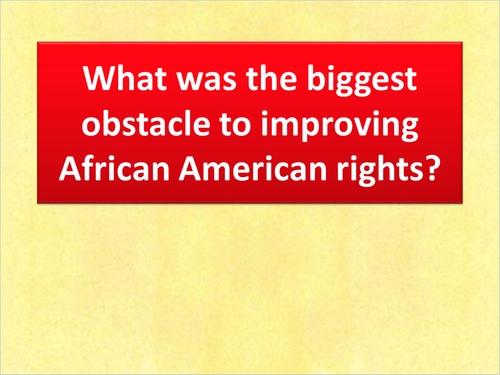 American Civil Rights - Teaching Pack - with activities. | Teaching ...