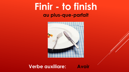 Stage 4-3: Presentation of regular '-ir' verbs in the pluperfect tense ...