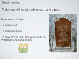 The Lion, The Witch and The Wardrobe Powerpoint and Plan | Teaching ...