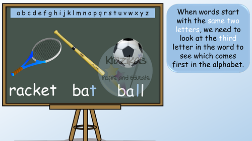 Alphabetical Order PowerPoint Lesson | Teaching Resources