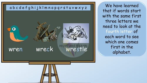 Alphabetical Order PowerPoint Lesson | Teaching Resources