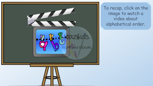 Alphabetical Order PowerPoint Lesson | Teaching Resources