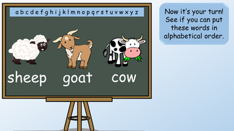 Alphabetical Order: PowerPoint Lesson | Teaching Resources
