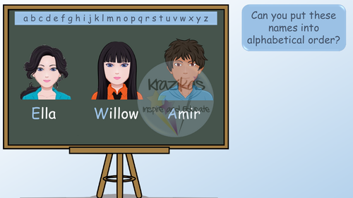Alphabetical Order PowerPoint Lesson | Teaching Resources