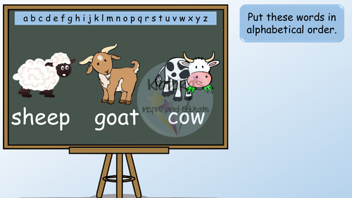 Alphabetical Order PowerPoint Lesson | Teaching Resources