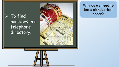 Alphabetical Order PowerPoint Lesson | Teaching Resources