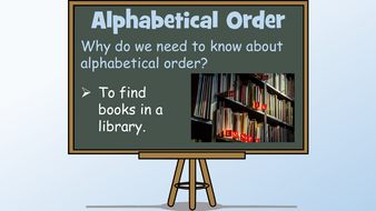 Alphabetical Order: PowerPoint Lesson | Teaching Resources