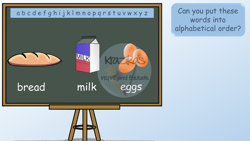 Alphabetical Order PowerPoint Lesson | Teaching Resources