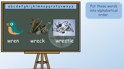 Alphabetical Order PowerPoint Lesson | Teaching Resources