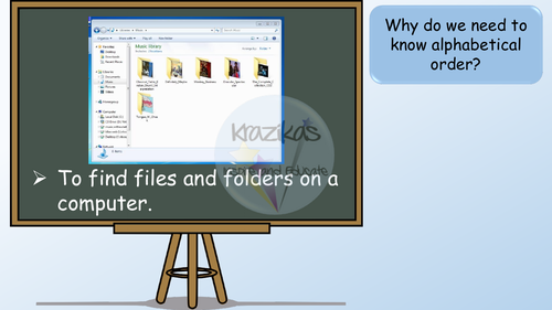 Alphabetical Order PowerPoint Lesson | Teaching Resources