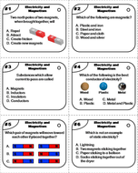 Electricity and Magnetism Task Cards | Teaching Resources
