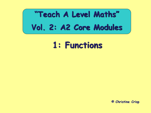 As and A2 Mathematics resources for all topics C1, C2, C3 and C4 ...
