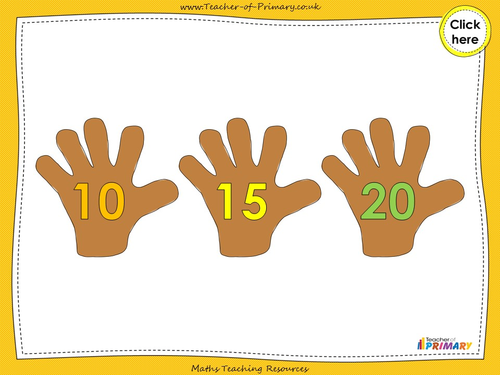 Counting in 5s to 50 - Year 1 | Teaching Resources