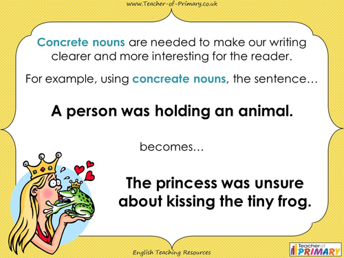 Concrete Nouns - Year 2 and 3 | Teaching Resources