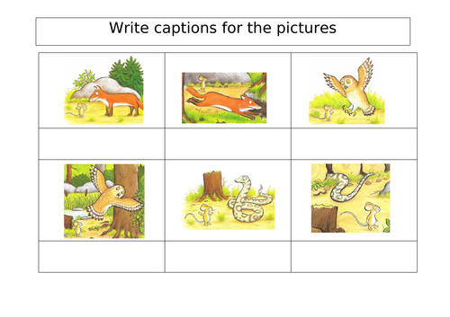 The Gruffalo Literacy Pack | Teaching Resources