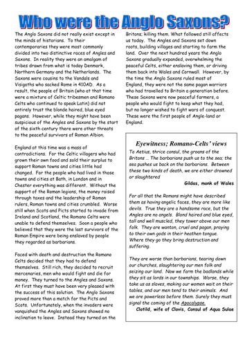 SATs style comprehensions based on historical periods | Teaching Resources