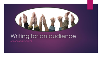 Writing for an audience | Teaching Resources
