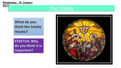 1.1 The Trinity - Christian Beliefs - New Edexcel GCSE | Teaching Resources