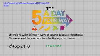 Compound shapes with algebra | Teaching Resources
