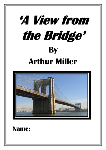 A View From the Bridge- Scheme of Work and Resources | Teaching Resources