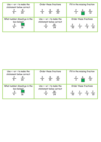 Mastery in maths - year 5 Converting and Ordering fractions fluency ... Mastery in maths - year 5 Converting and Ordering fractions fluency ...