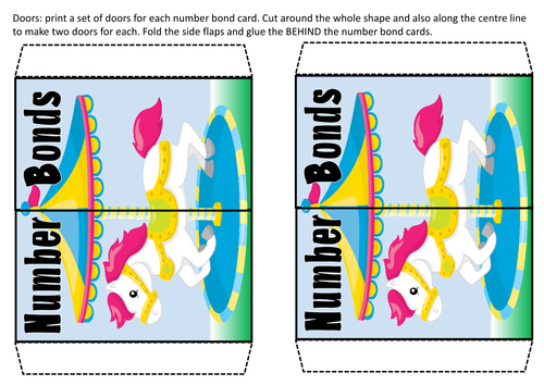 NUMBER BONDS CARDS TO 50 - MATHS NUMERACY DISPLAY EYFS KEY STAGE 1 ...