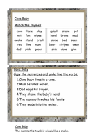 Cave Baby Literacy Worksheets | Teaching Resources