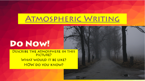 Atmospheric Writing | Teaching Resources