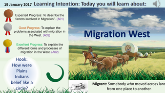 The American West: Migration & Moving West (GCSE Edexcel 1-9) | Teaching Resources