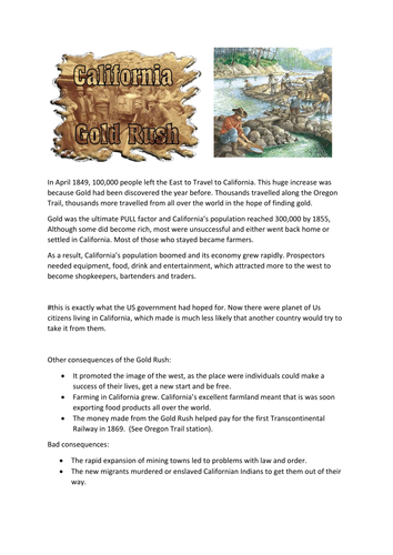 American West & Vietnam Bundle (Pearson Edexcel GCSE) | Teaching Resources