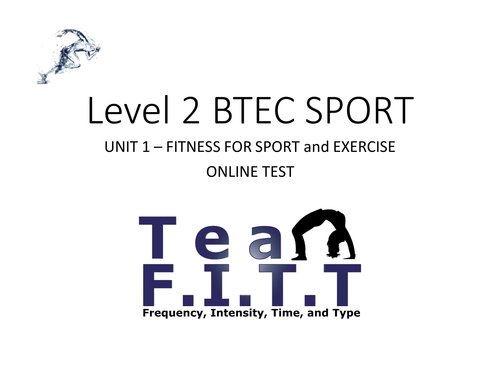 Level 2 BTEC - UNIT 1 Fitness for Sport and Exercise - ONLINE TEST ...