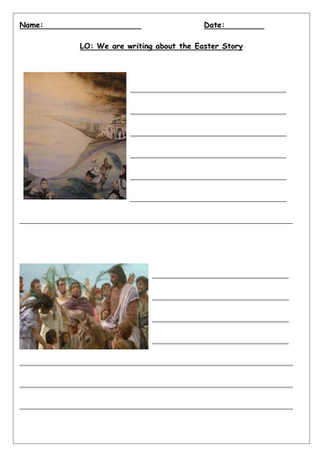 Easter Story writing resources | Teaching Resources