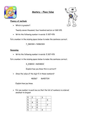 Mastery - Place value Bundle - Y6 | Teaching Resources