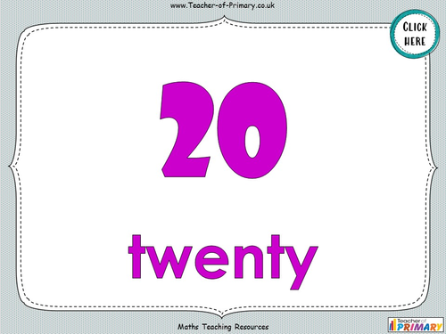 Number Words - Eleven to Twenty | Teaching Resources
