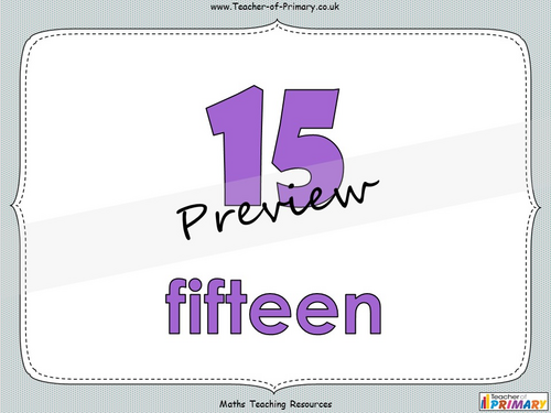 Number Words - Eleven to Twenty | Teaching Resources
