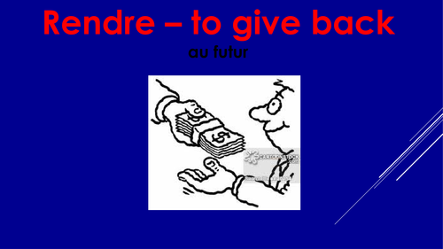 Stage 5-4: Presentation of regular '-re' verbs in the future tense ...