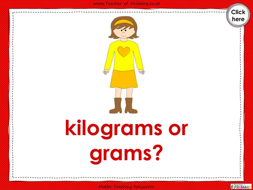 Measuring Mass Using Standard Units - Year 1 | Teaching Resources