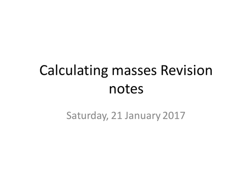 AQA C2a Chemistry Interleaving Revision Resources | Teaching Resources
