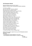 AQA GCSE Macbeth 15 extracts and questions by Walbere | Teaching Resources