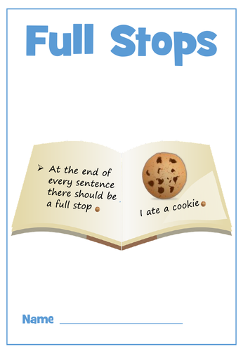 Full Stops Worksheets | Teaching Resources