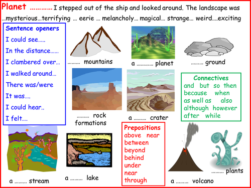 Alien Planet Story mats to aid creative writing | Teaching Resources