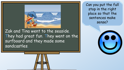 Full Stops and Capital Letters | Teaching Resources